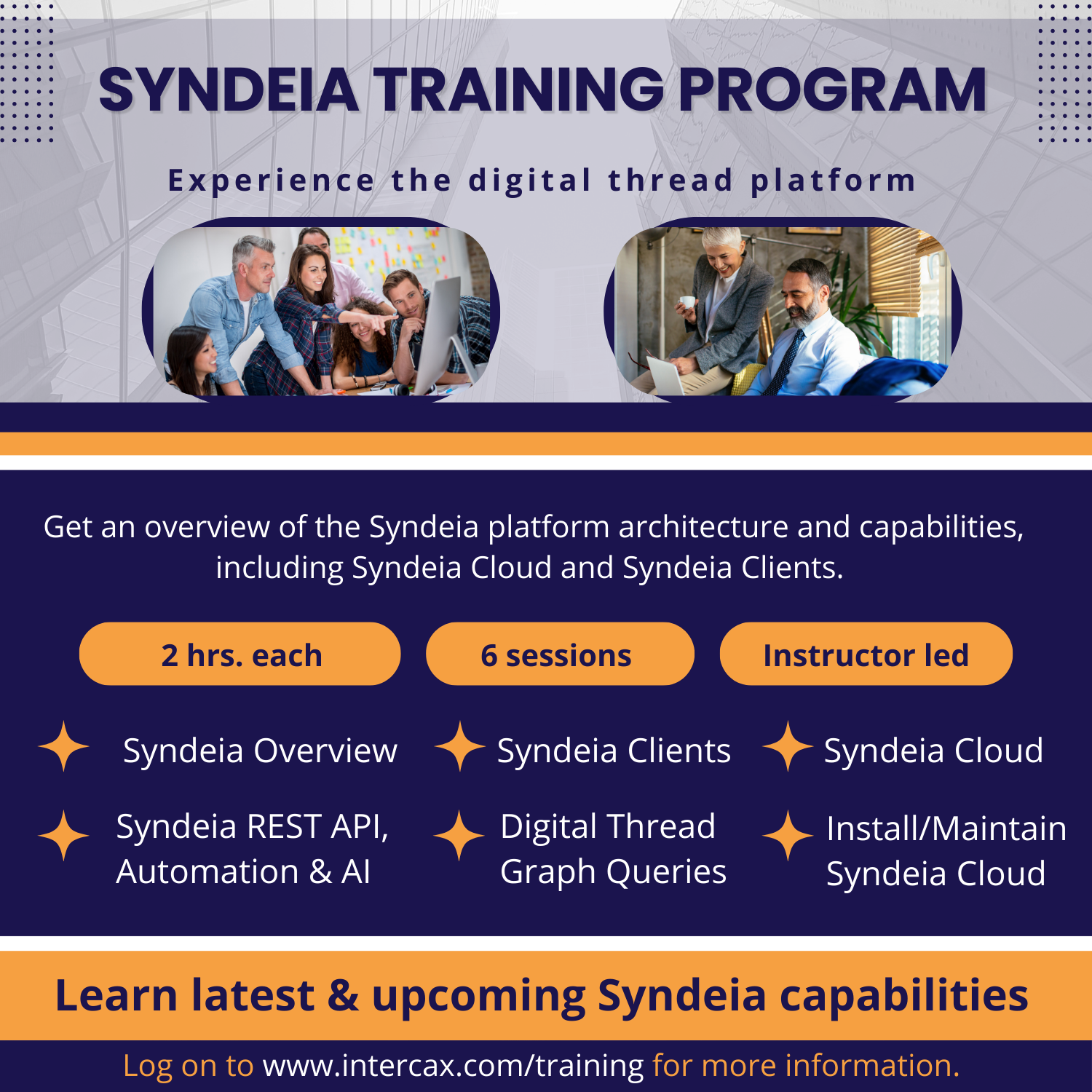 Syndeia Training Program - Intercax